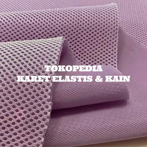 Promo jala mesh double/kain jala double mesh/jala mesh sandwich hitam ...