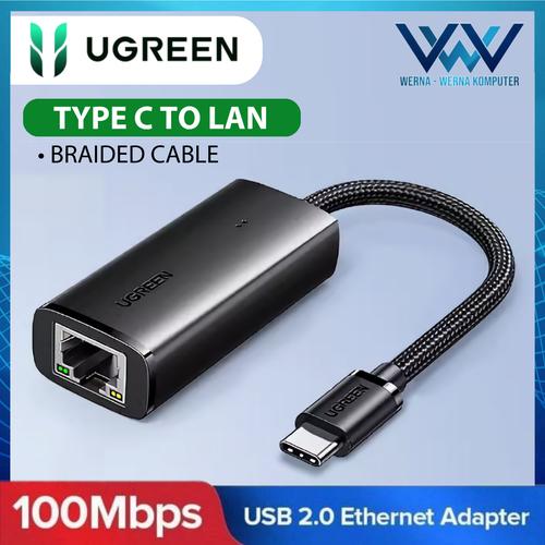 Jual UGREEN Adapter USB Type C to Lan Fast Ethernet 10/100Mbps ...