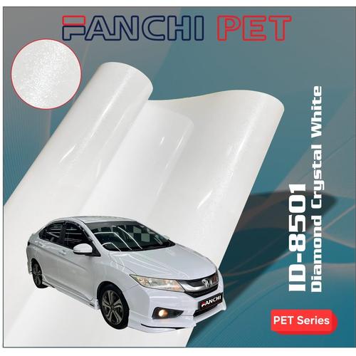 Jual 152cm Sticker FANCHI ID-8501 Glossy Diamond Crystal White PET ...