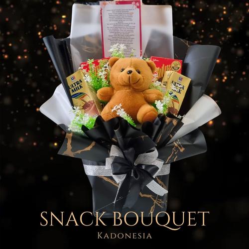 Jual Kado Cewek Buket Snack / Snack Bouquet / Buket Bunga Medium - Kota Semarang - Kadonesia ...