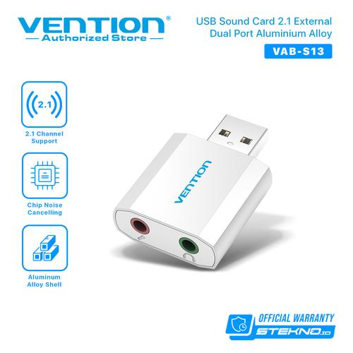Jual VENTION USB Sound Card Microphone Input and AUX Output Universal ...