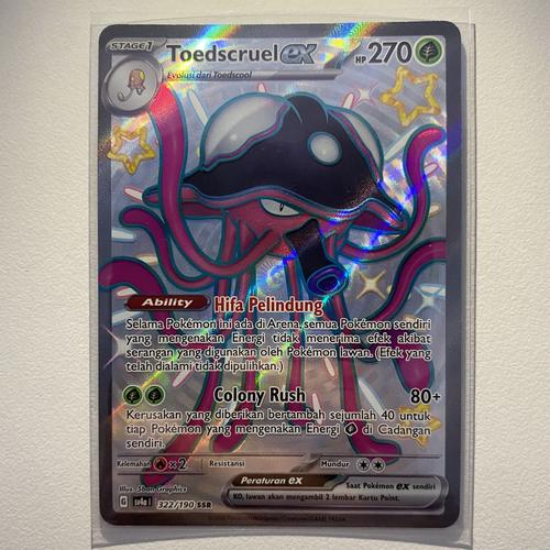 Jual Pokemon TCG Indonesia Shiny Toedscruel EX SV4a - Kota Bandung ...