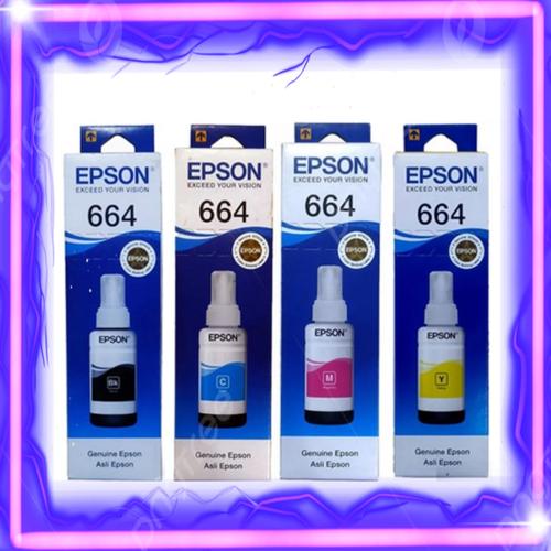 Jual 1 Set Tinta Printer Epson 664 Original L121 L100 L110 L120 L200 L210 - Jakarta Selatan ...