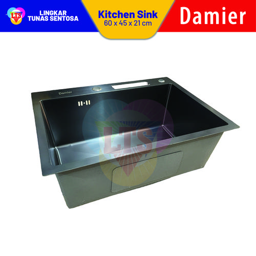 Jual Kitchen Sink / Bak Cuci Piring (BCP) Damier Black Stainless 304 ...
