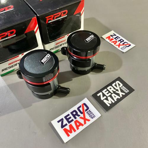 Jual Paket Brake Fluid Reservoir Tank Aluminium Tabung Minyak Oli Rem Miring RPD Original ...