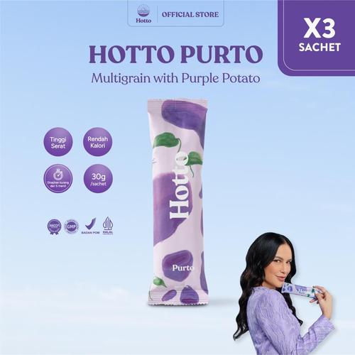 Jual HOTTO PURTO Multigrain with Purple Potato 3 sachet 5 sachet 7 ...