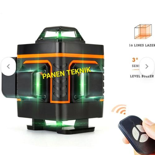 Jual ALAT LINE LASER LEVEL 4D SELF LEVELING UKUR GARIS 16 LINE WITH ...