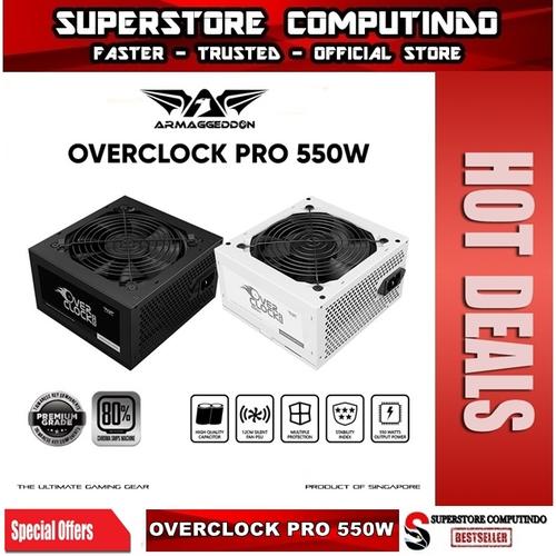 Promo Power Supply Armaggeddon Overclock Pro 550W Ordinary PSU 80% ...