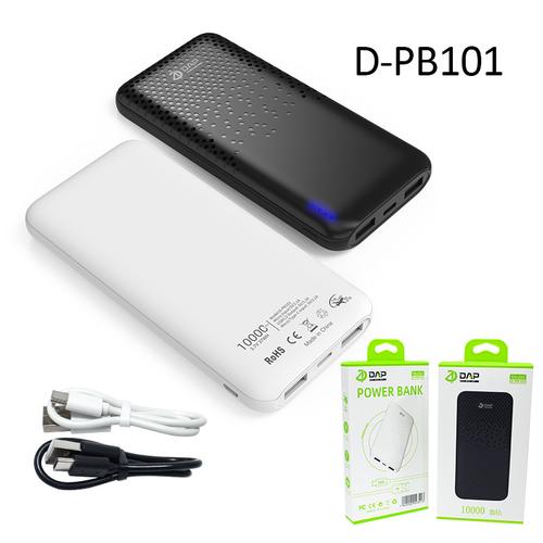Jual PowerBank DAP 10.000mAh D-PB101 // 2.1A Dual Input Port Type C ...