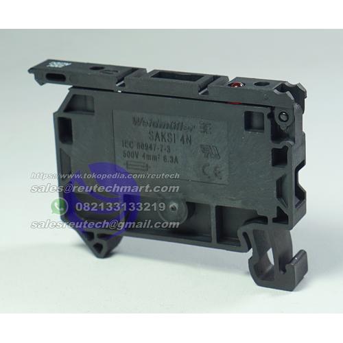 Jual Weidmuller SAKSI 4 LD 1D 230V AC/DC BK 1531280000 Terminal Fuse ...