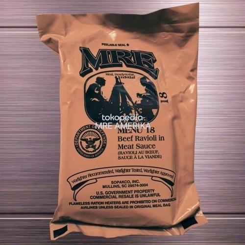 Jual usa mre ransum tentara amerika menu 18 - Kab. Bogor - MRE AMERIKA ...