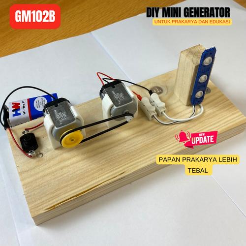 Jual diy mini kit edukasi pembangkit listrik / mini generator tenaga ...