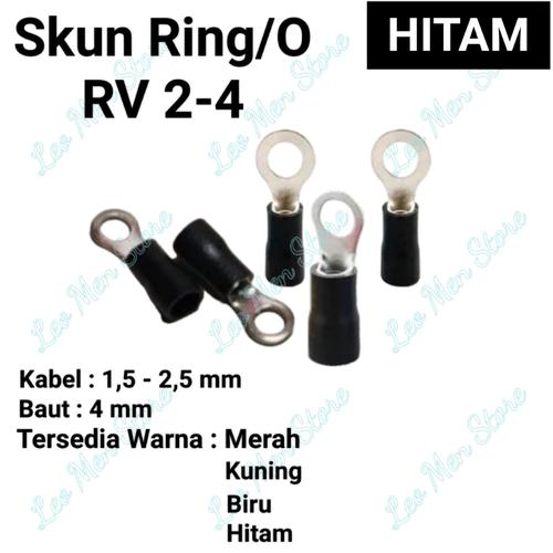 Jual Skun Ring~Skun O~Skun Kabel Ring~Skun Kabel O~RV2~Baut 4 mm~Warna - Hitam - Kota Tangerang ...