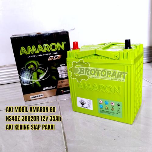 Jual Aki Mobil AMARON GO Accu Kering MF NS40Z 38B20R 12v 35Ah - Jakarta ...