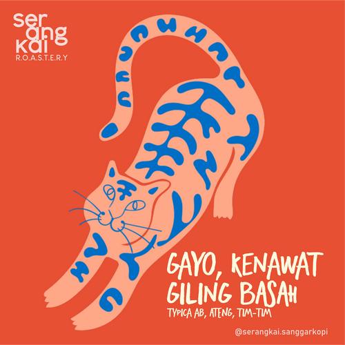 Jual Kopi Roasted Beans / Serangkai Roastery / Gayo Gilbas 200 gram ...