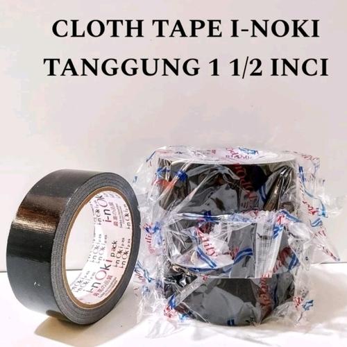 Jual Lakban Kain Jilid Hitam Cloth tape Inoki 36mm x 15 yard - Jakarta ...