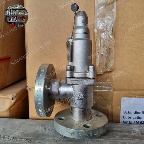 Jual SAFETY VALVE 1" INCH DN 25 PN 16 / 40 STAINLESS SS 316 FLANGE ...