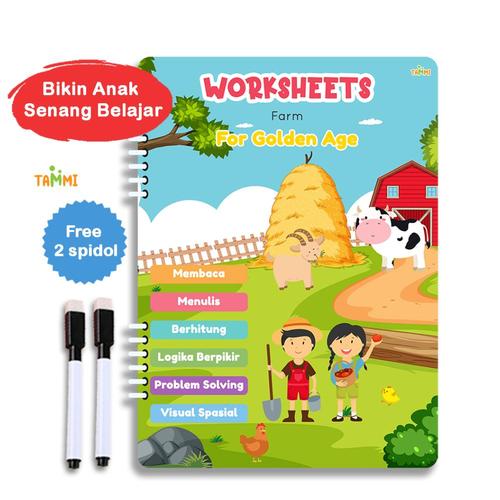 Jual Buku Aktivitas Anak Worksheet Anak Buku Calistung Buku Membaca ...