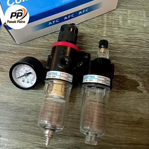 Jual Air Filter Regulator Lubricator Unit Airtac AFC2000/Regulator ...