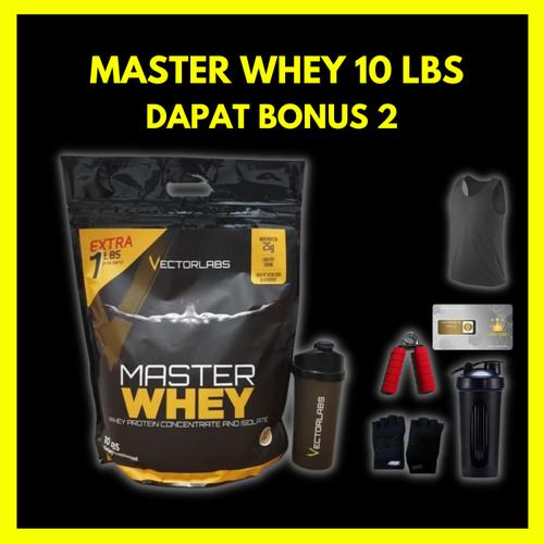 Jual Vectorlabs Master Whey 10 lbs 4500 gram Susu Whey Protein Isolate ...