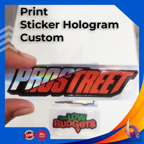 Jual Cetak Sticker Hologram Rainbow A3+ Custom Desain Tahan Air dan ...