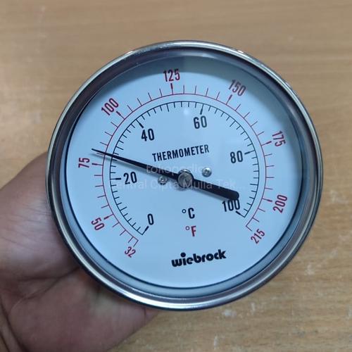 Jual Alat Ukur Suhu 6" inch 200°C Thermometer/Temperatur Gauge Payung ...