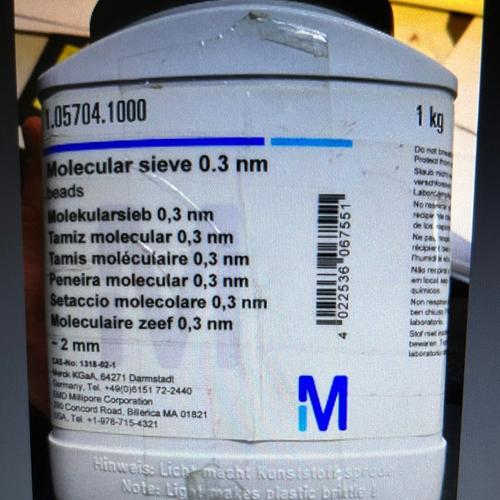Jual Molecular sieve 0,3 nm beads, 1 Kg, MERCK, 105704 - Jakarta Timur - eduscientia | Tokopedia