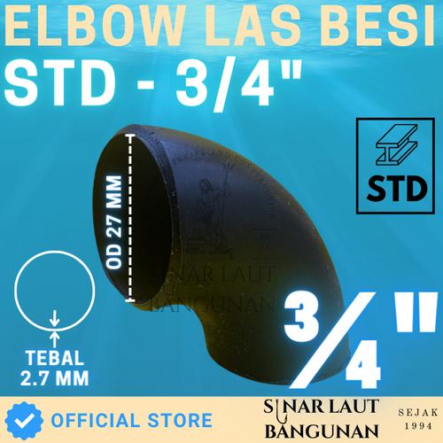 Jual ELBOW BESI 3/4 Inch STD - Jakarta Utara - Sinar Laut Bangunan ...