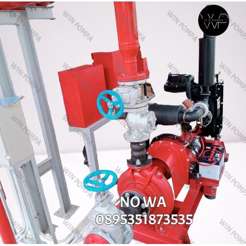 Jual Pompa Hydrant Diesel 150x125 FSJA Fire Pump + Panel NFPA 20 750 ...