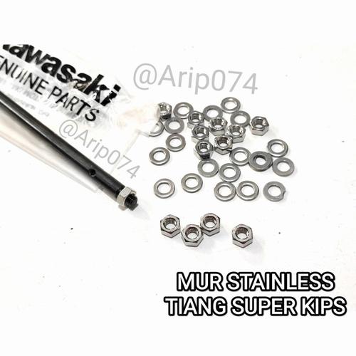 Promo MUR STAINLESS TIANG SUPER KIPS NINJA RR SS R MUR M6 TIANG SUPER ...