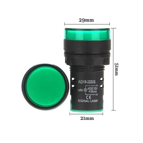 Jual PILOT LAMP 22mm 240AC pilot lamp warna hijau - Kota Semarang ...