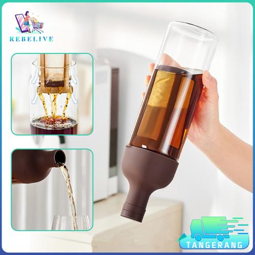 Jual Cold Brew Coffee Kopi Bottle Tea Infuser Kopi Kaca Filter Botol ...