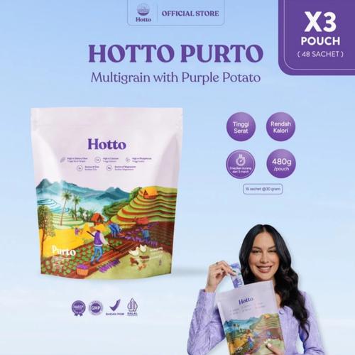 Jual Hotto Purto Kemasan 3 Pouch (Isi 48 Sachets) - Kab. Tangerang ...