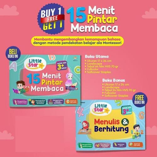 Jual ZYD LS 15 MENIT PINTAR MEMBACA Buku Belajar Membaca Little Star ...