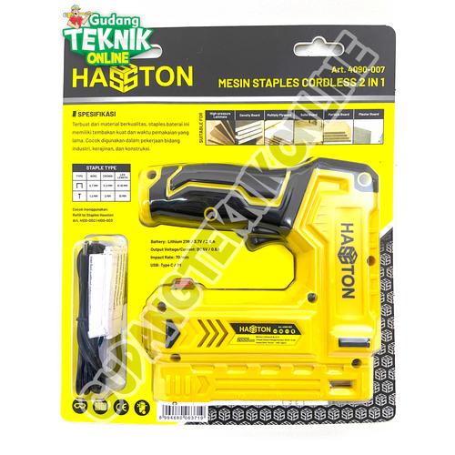 Jual Staples Gun CORDLESS 2in1 HASSTON 4090-007 / Alat Stapler Staples Step - Kab. Klaten ...