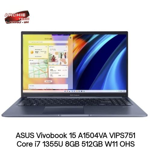 Jual ASUS Vivobook 15 A1504VA VIPS751 Core i7 1355U 8GB 512GB W11 OHS ...