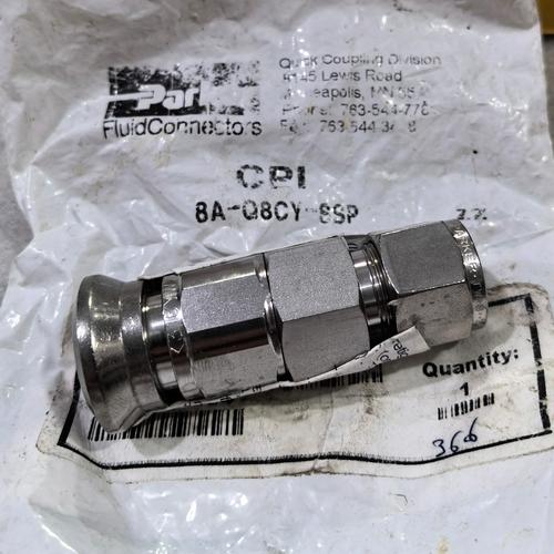 Jual Quick Coupler Body 1/2 OD SS316 750PSI CPI Alok Parker 8A-Q8CY-SSP ...