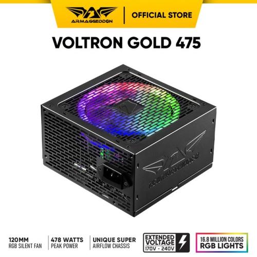 Jual PSU Armaggeddon Voltron Gold 475RGB 478W Pure Power Supply - Kota Semarang - CCTV PLEBURAN ...