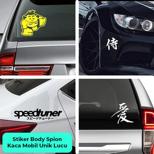 Jual Stiker Unik Lucu Body Kaca Mobil Cutting Sticker Sumo Lucu - Sumo ...