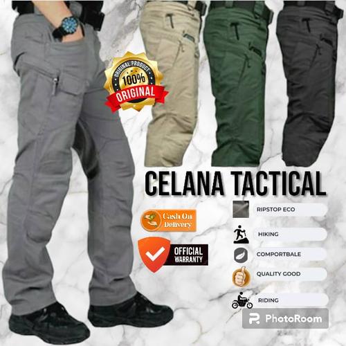 Jual Celana Tactical Cargo Panjang - Celana Tactical - PDL - Celana Gunung - Abu-abu, 30 - Kota ...