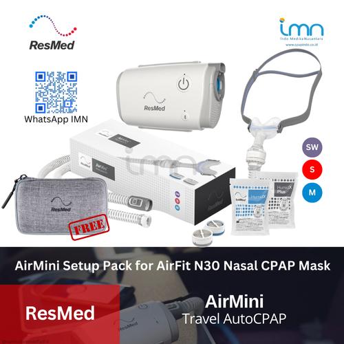 Jual Resmed AirMini Travel Auto CPAP with Setup Mask - +AirFit N30 ...