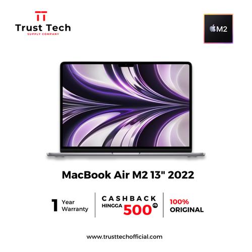 Jual Macbook Air M2 2022 Apple 13 Inch 8GB/ 256GB 512GB Chip 8C CPU 8C GPU - Silver, 512 GB ...