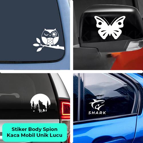 Jual Stiker Unik Lucu Kaca Body Mobil Cutting Sticker Burung Hantu Lucu ...