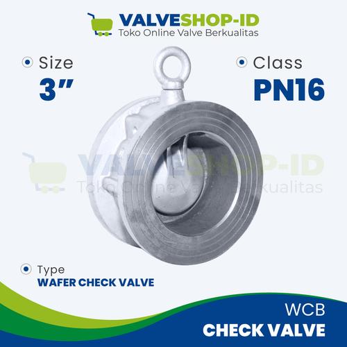Jual Wafer Check Valve DN80 3" Inch PN16 WCB - Kota Tangerang ...