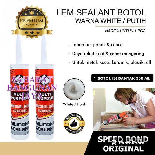 Jual LEM BOTOL / LEM SILIKON / LEM SEALANT SPEED BOND - BLACK - Jakarta ...