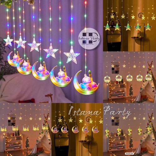 Jual Lampu Tirai LED Idul Fitri / Lampu Hias Lebaran Acrylic - 101 ...