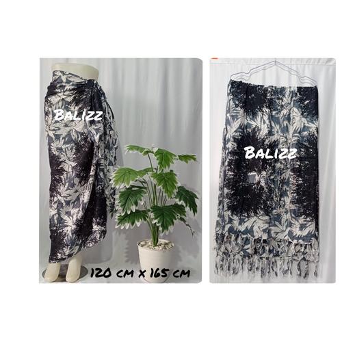Jual Kain bali pantai/sarung bali pantai/kain bali motif gradasi rumbai ...