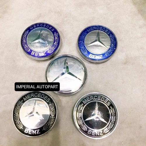 Jual Dop Velg Roda Emblem Mercedes Benz Mercy 60mm 6cm Original - hitam ...