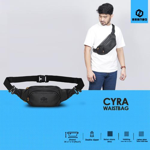 Promo FOURTYFOUR CYRA - Tas Waistbag Waterproof Pria Premium Anti Air ...