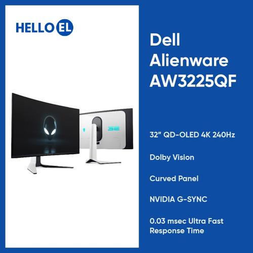 Jual Dell Alienware AW3225QF 32 Inch Curved QD OLED 4K 240Hz Gaming ...